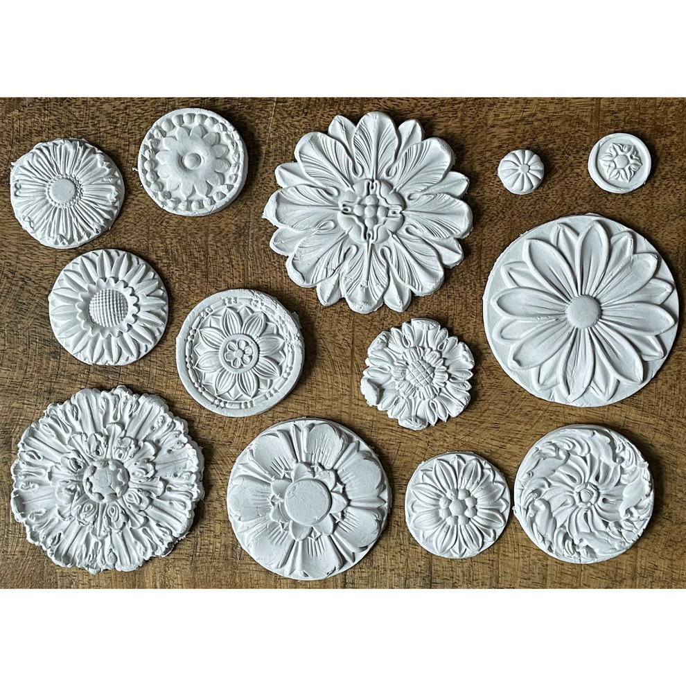 Rosettes - IOD Molds by Iron Orchid Designs – Milton's Daughter