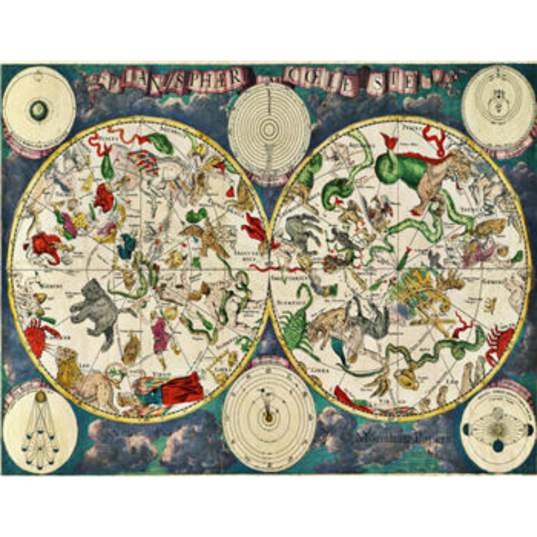 Celestial Map-Decoupage Paper by Monahan Papers – Milton's Daughter