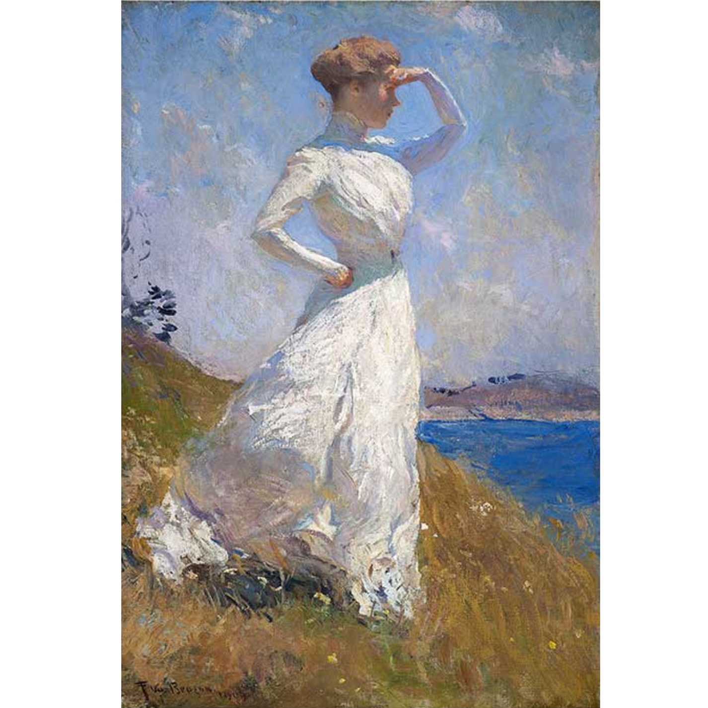 Sunlight 1909 by Frank Weston Benson - Decoupage Rice Paper – Milton's ...